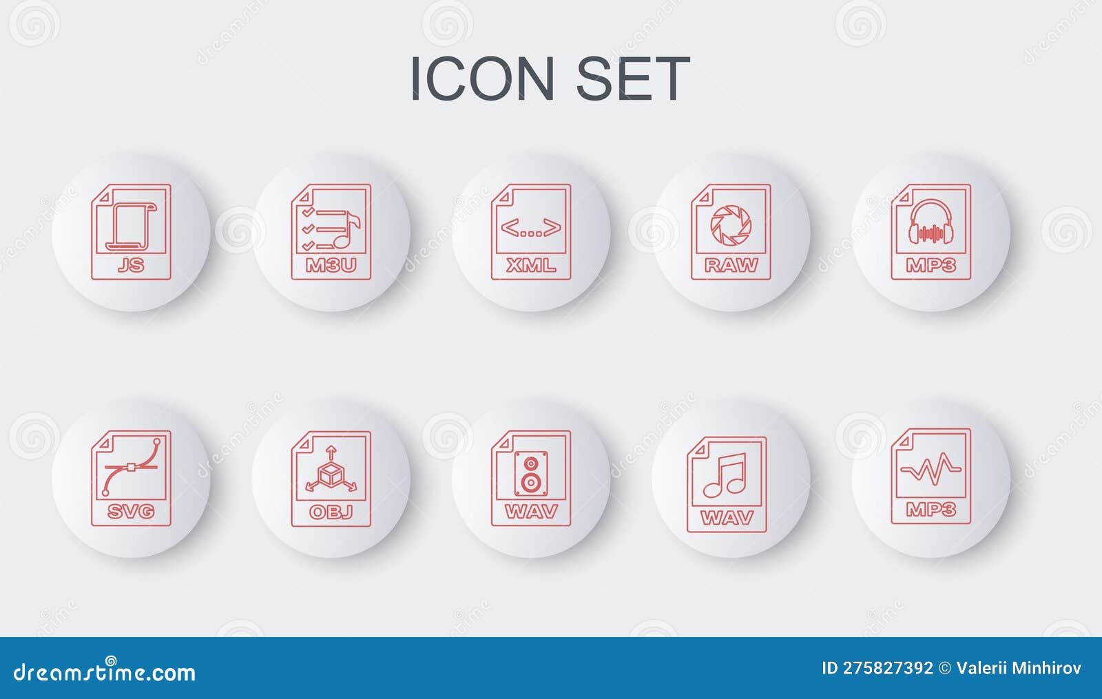 Set Line MP3 File Document, SVG, XML, WAV, JS, M3U, OBJ and Icon ... Set Line MP3 File Document, SVG, XML, WAV, JS, M3U, OBJ and Icon ...