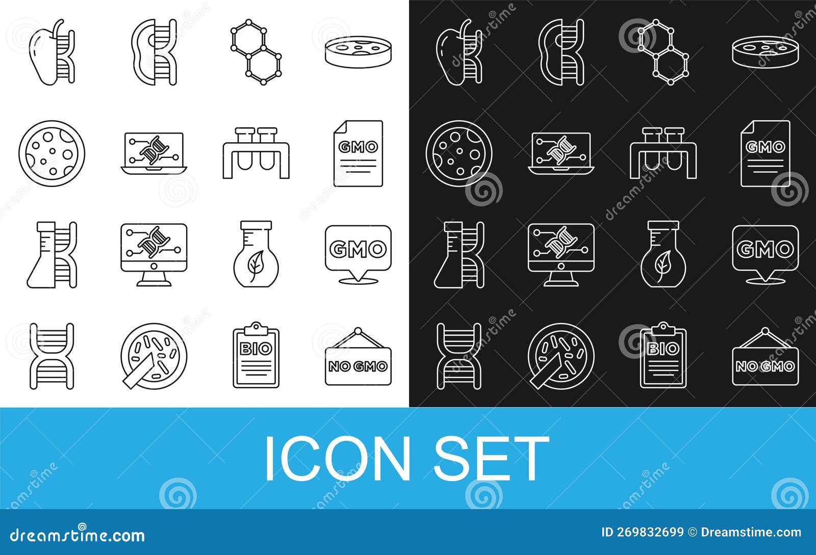 Set Line No GMO, Chemical Formula, Genetic Engineering Modification ...