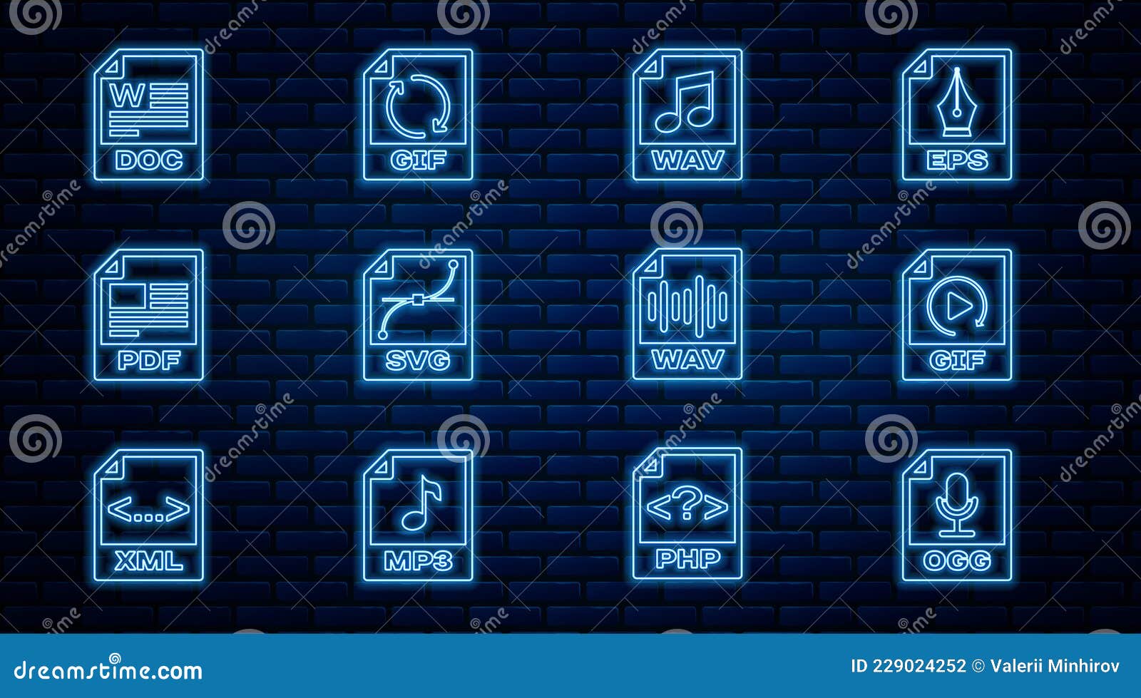 Set Line OGG File Document, GIF, WAV, SVG, PDF, DOC, and Icon. Vector ... Set Line OGG File Document, GIF, WAV, SVG, PDF, DOC, and Icon. Vector ...