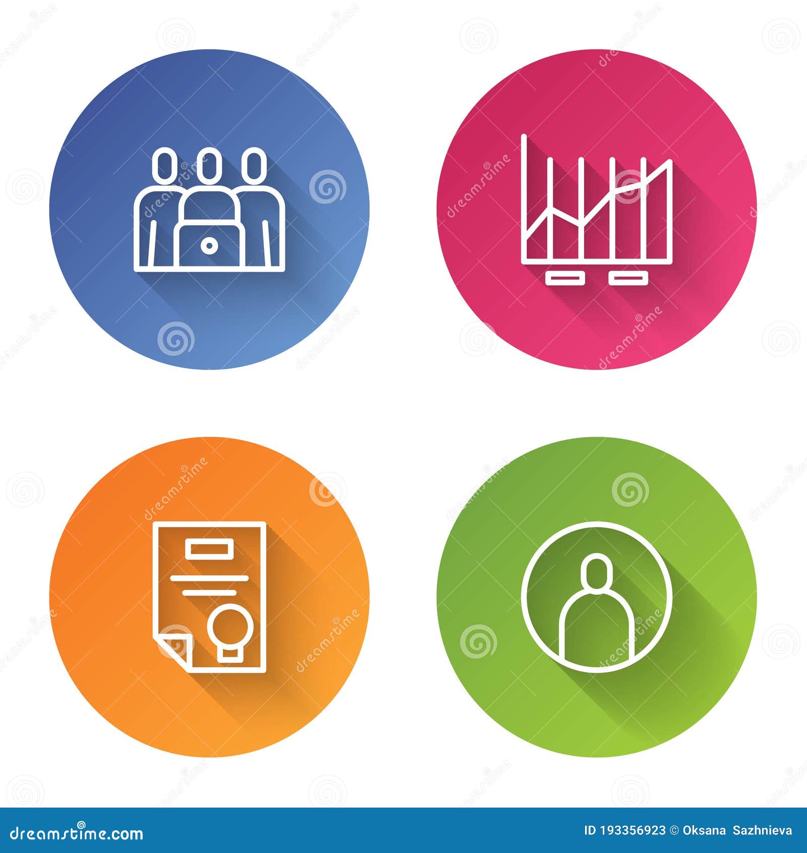 Set Line Online Class, Pie Chart Infographic, Certificate Template and ...