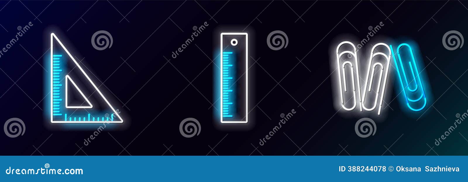 Set Triangular Ruler, Book, Ringing Bell, Solar System, Protractor ...