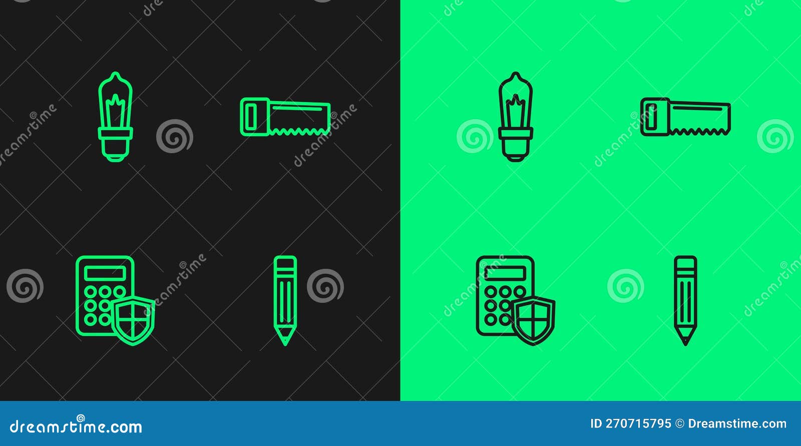 Set Line Pencil with Eraser, Security Keypad Access Panel, Light Bulb ...