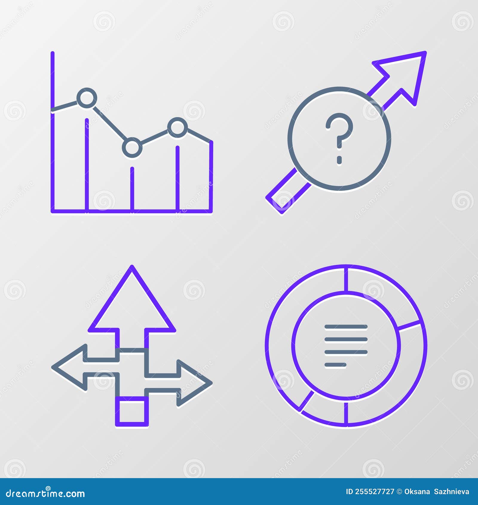 Set Line Pie Chart Infographic, Arrow, and Icon. Vector Stock Vector ... Set Line Pie Chart Infographic, Arrow, and Icon. Vector Stock Vector ...
