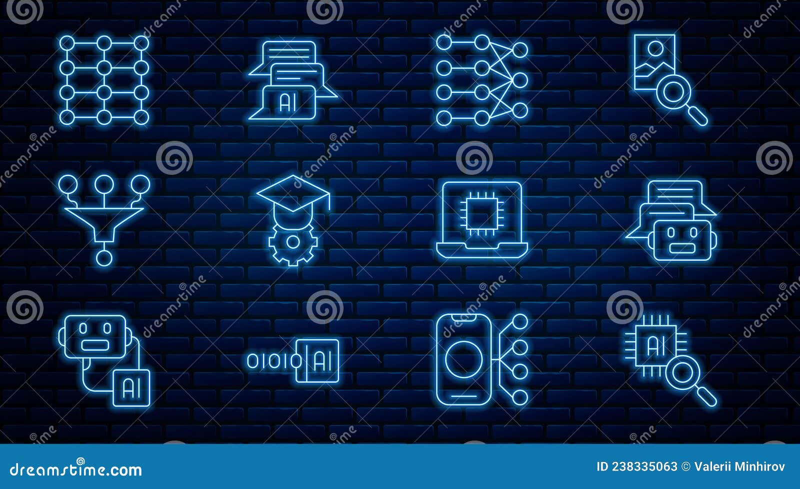 Set Processor Cpu Funnel Filter Server Data Artificial Intelligence Robot Algorithm Ai And