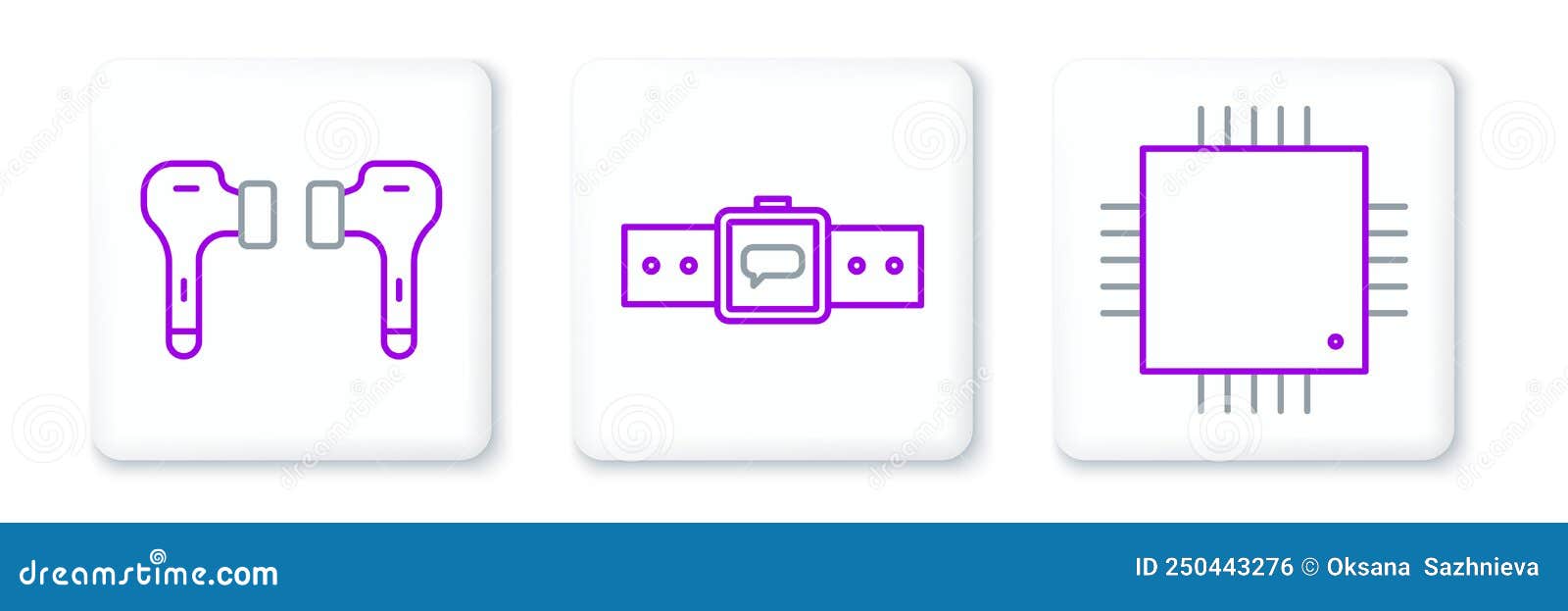 Set Line Processor with Microcircuits CPU, Air Headphones and ... Set Line Processor with Microcircuits CPU, Air Headphones and ...