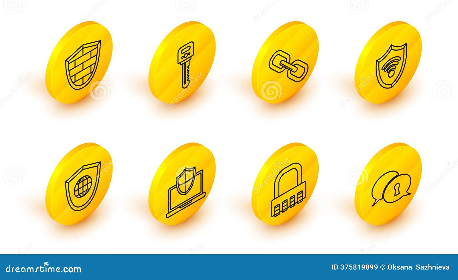 Set Shield With World Globe, Keyhole, Globe, SD Card And Shield ...