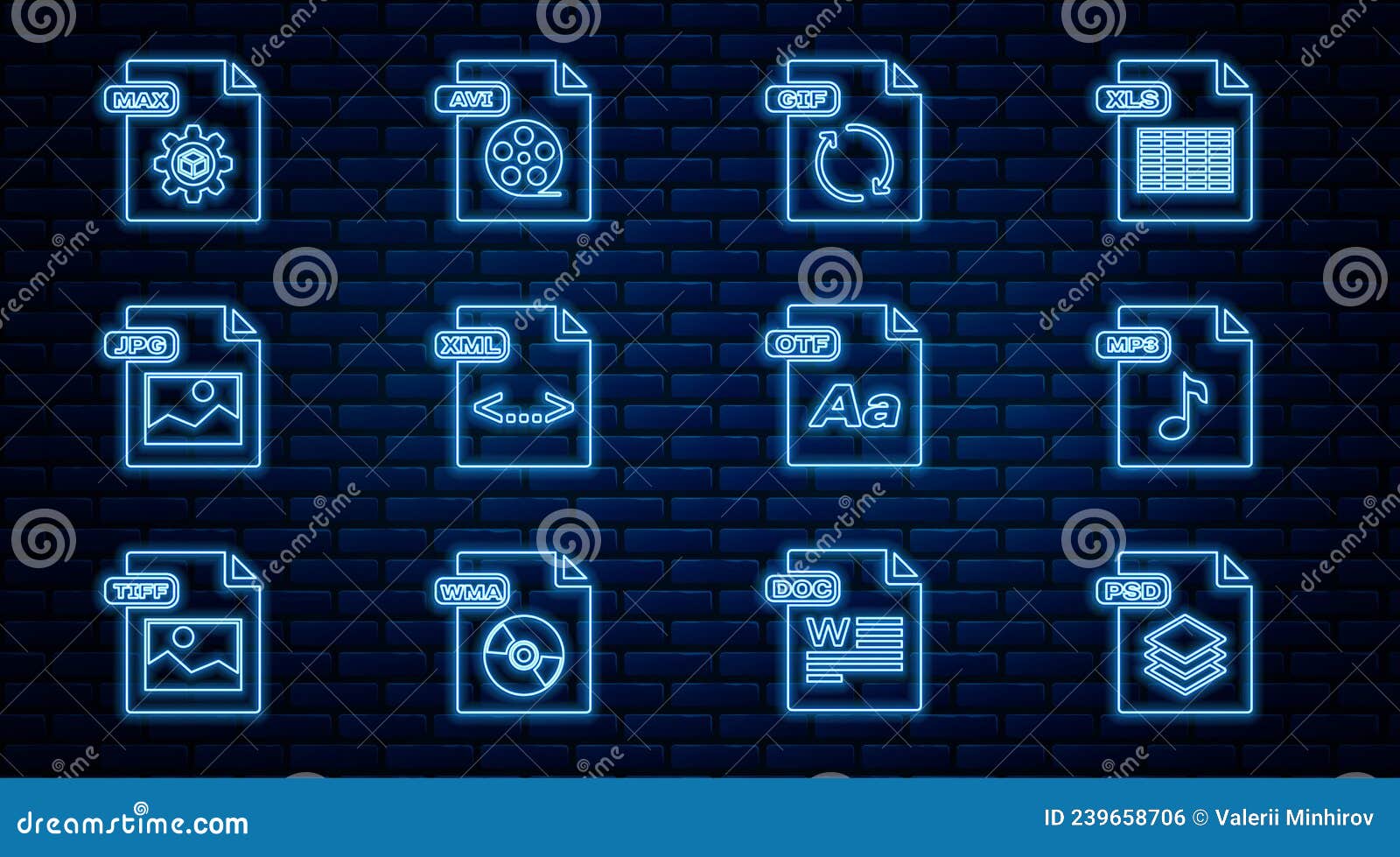 Set Line PSD File Document, MP3, GIF, XML, JPG, MAX, OTF and AVI Icon ... Set Line PSD File Document, MP3, GIF, XML, JPG, MAX, OTF and AVI Icon ...