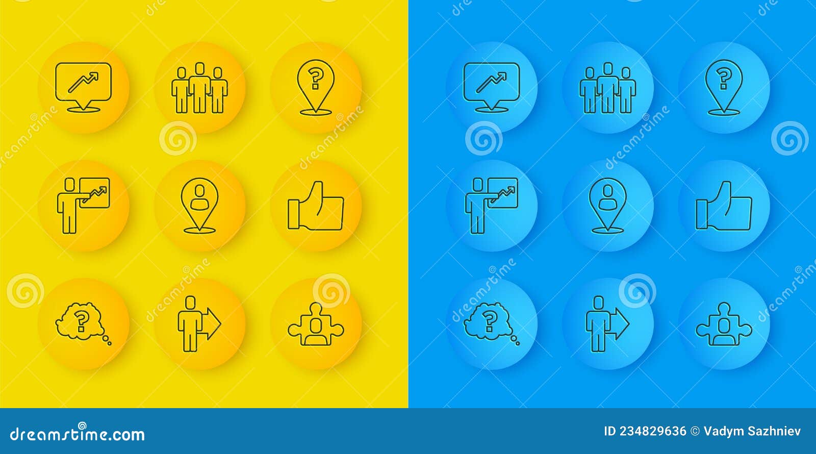 Set Line Question Mark, Team Leader, Worker Location, Project Team Base ...