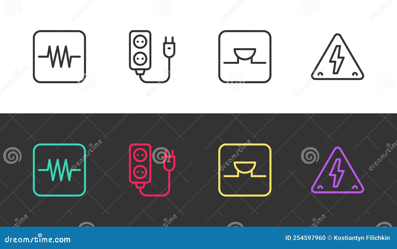 Set Line Resistor in Electronic Circuit, Electric Extension, Buzzer and ...