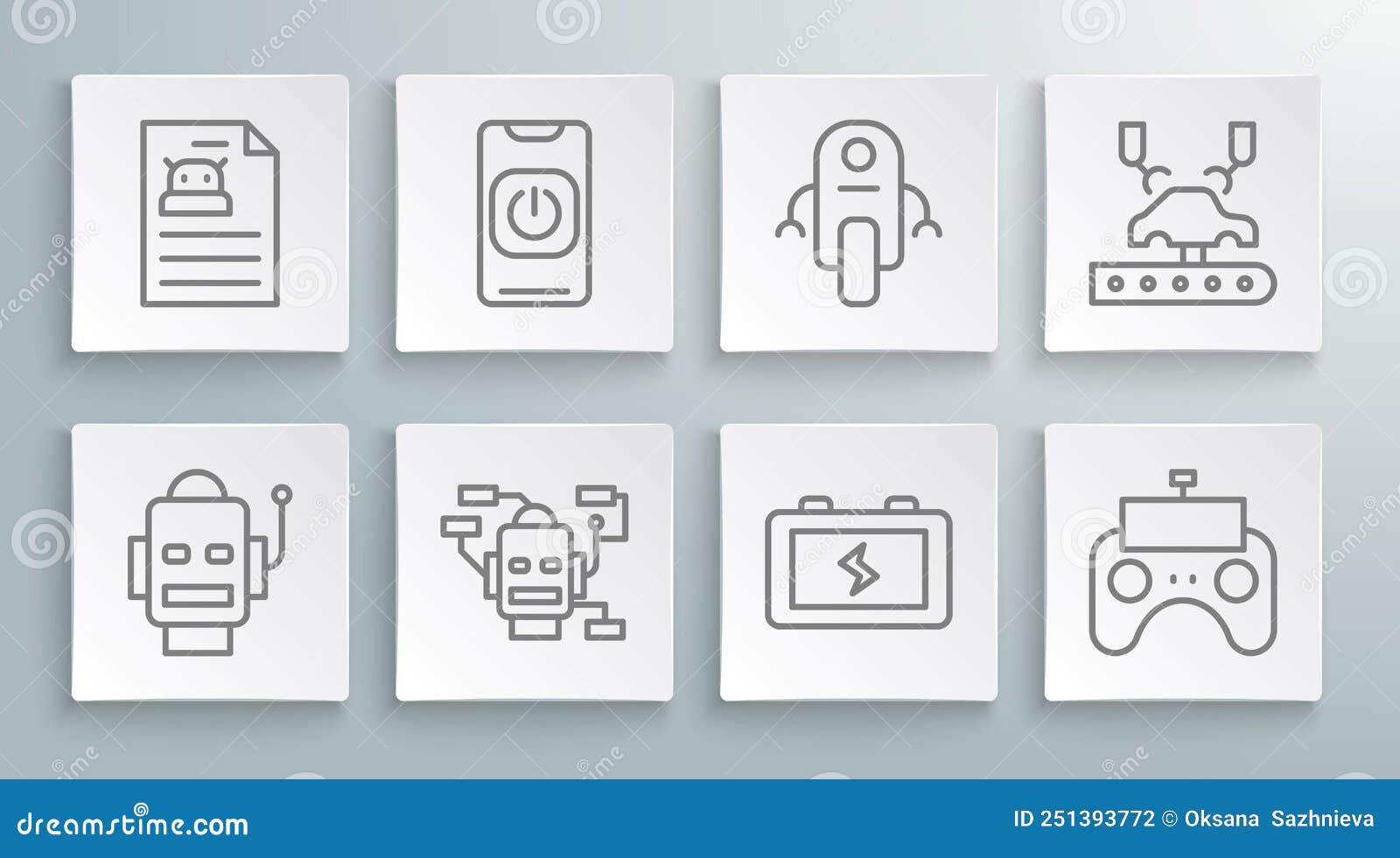 Set Line Robot, Turn Off Robot from Phone, Battery, Remote Control ...