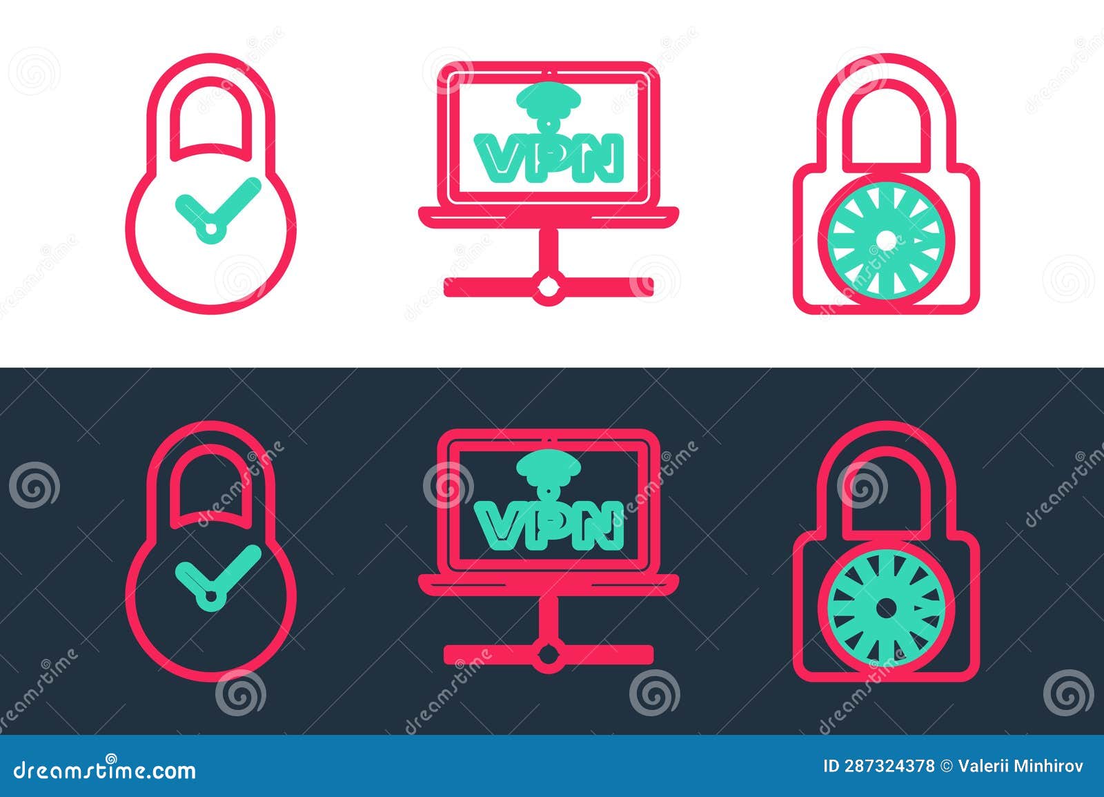 Set Line Safe Combination Lock Wheel, Padlock with Clock and VPN ...