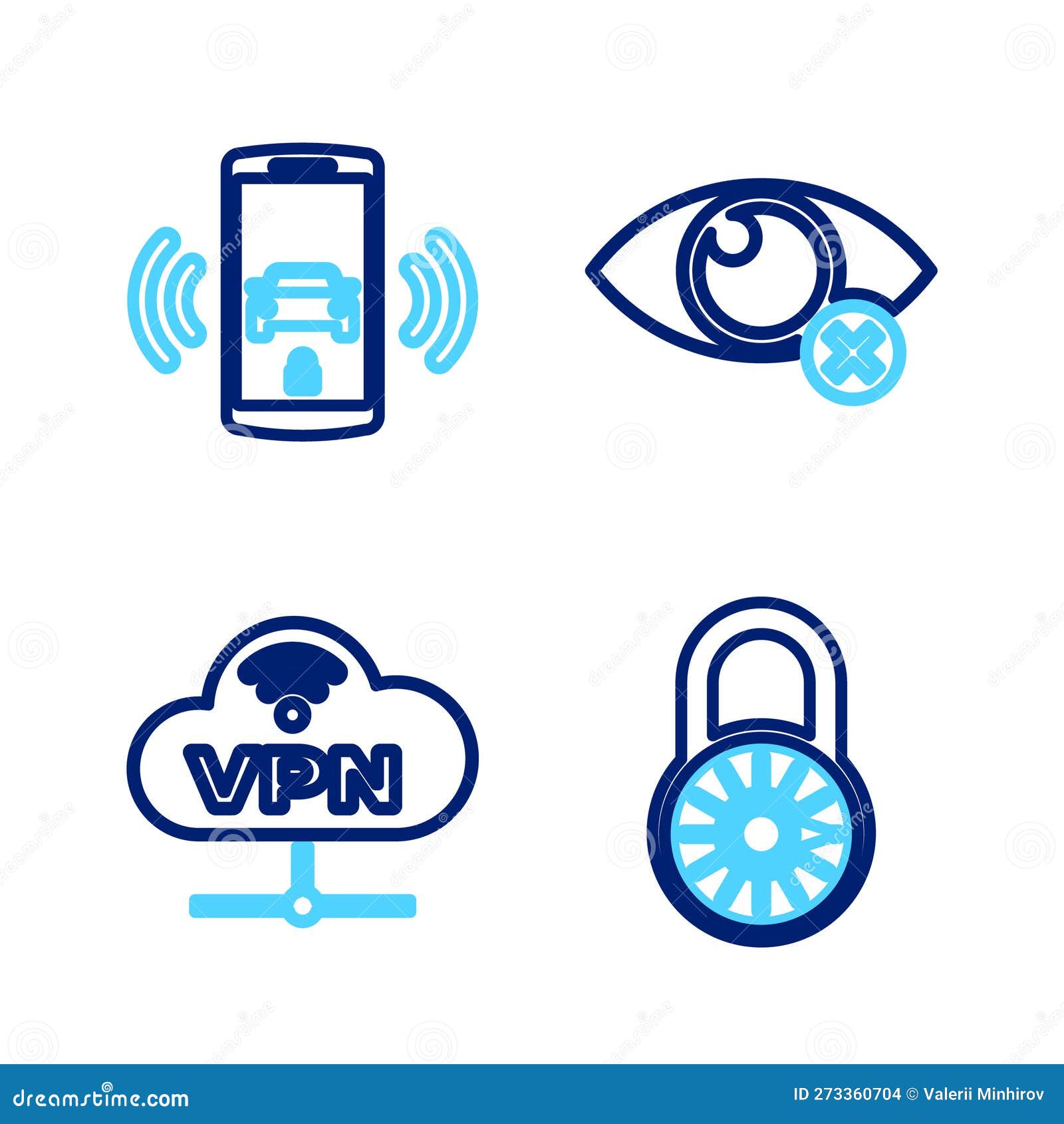 Set Line Safe Combination Lock Wheel, VPN Network Cloud Connection ...