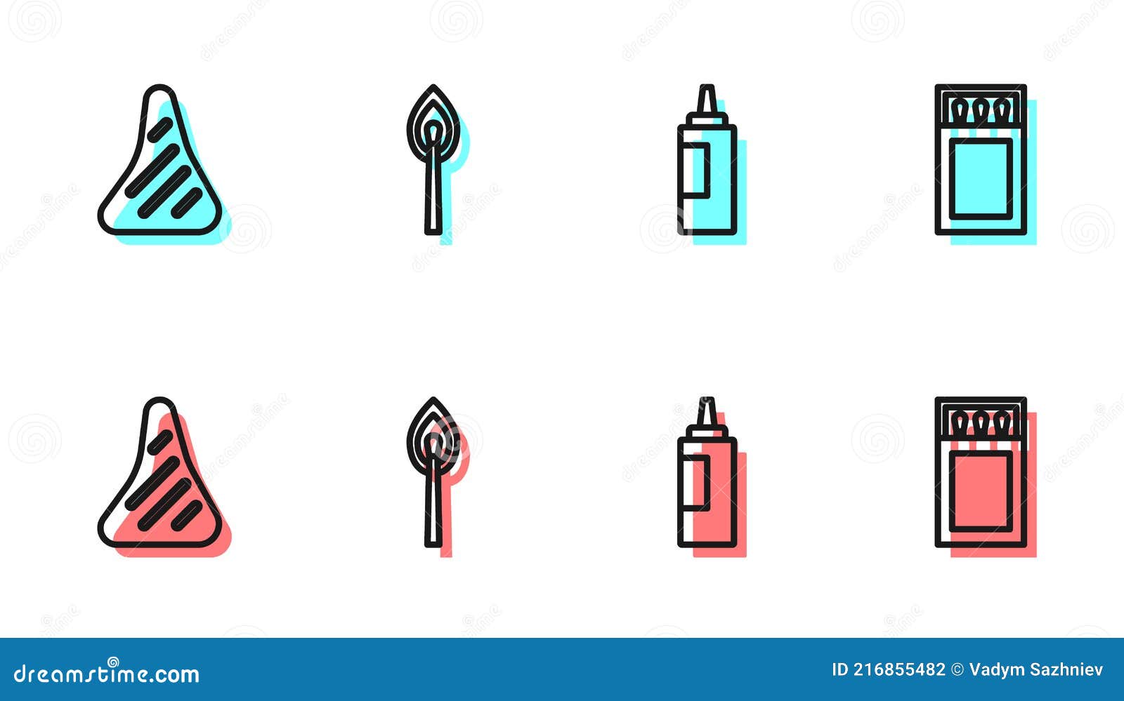 Matchbox And Matches Watercolor Style Illustration Isolated On White Background. Matchbox ...