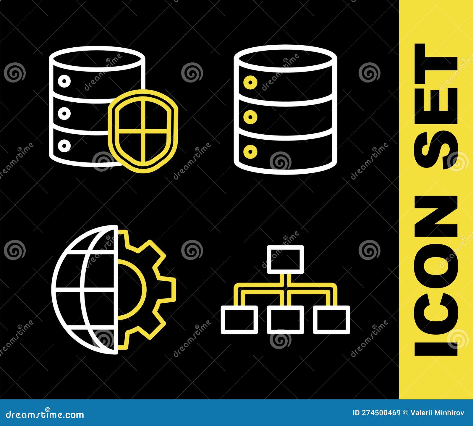 Set Line Server, Data, Web Hosting, Hierarchy Organogram Chart, Globe ... Set Line Server, Data, Web Hosting, Hierarchy Organogram Chart, Globe ...