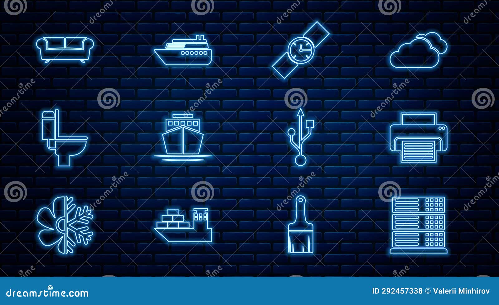 Set Line Server, Data, Web Hosting, Printer, Wrist Watch, Ship, Toilet ... Set Line Server, Data, Web Hosting, Printer, Wrist Watch, Ship, Toilet ...
