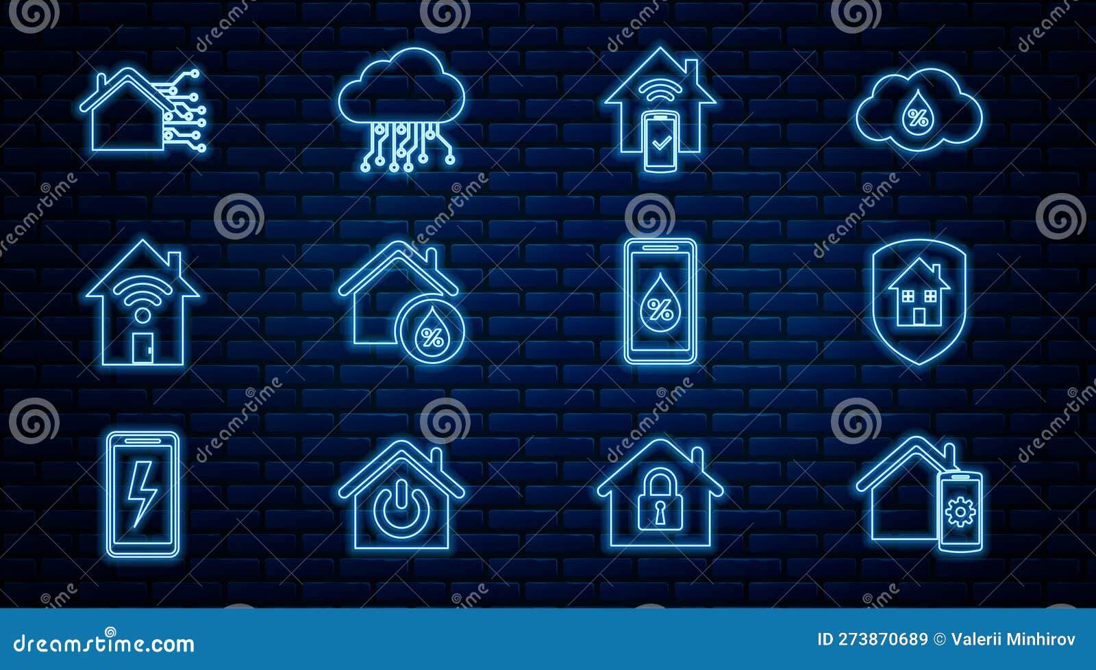 Set Line Smart Home Remote Control System, House Under Protection ...