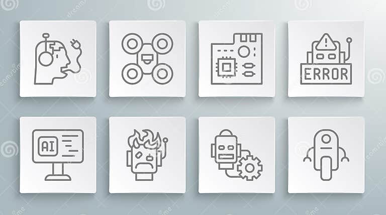 Set Line Software, Drone, Robot Burned Out, Setting, Motherboard ...