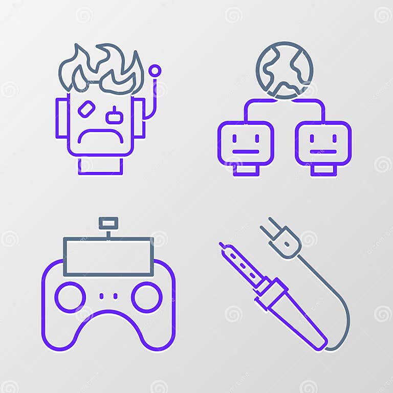 Set Line Soldering Iron, Remote Control, Artificial Intelligence and ...