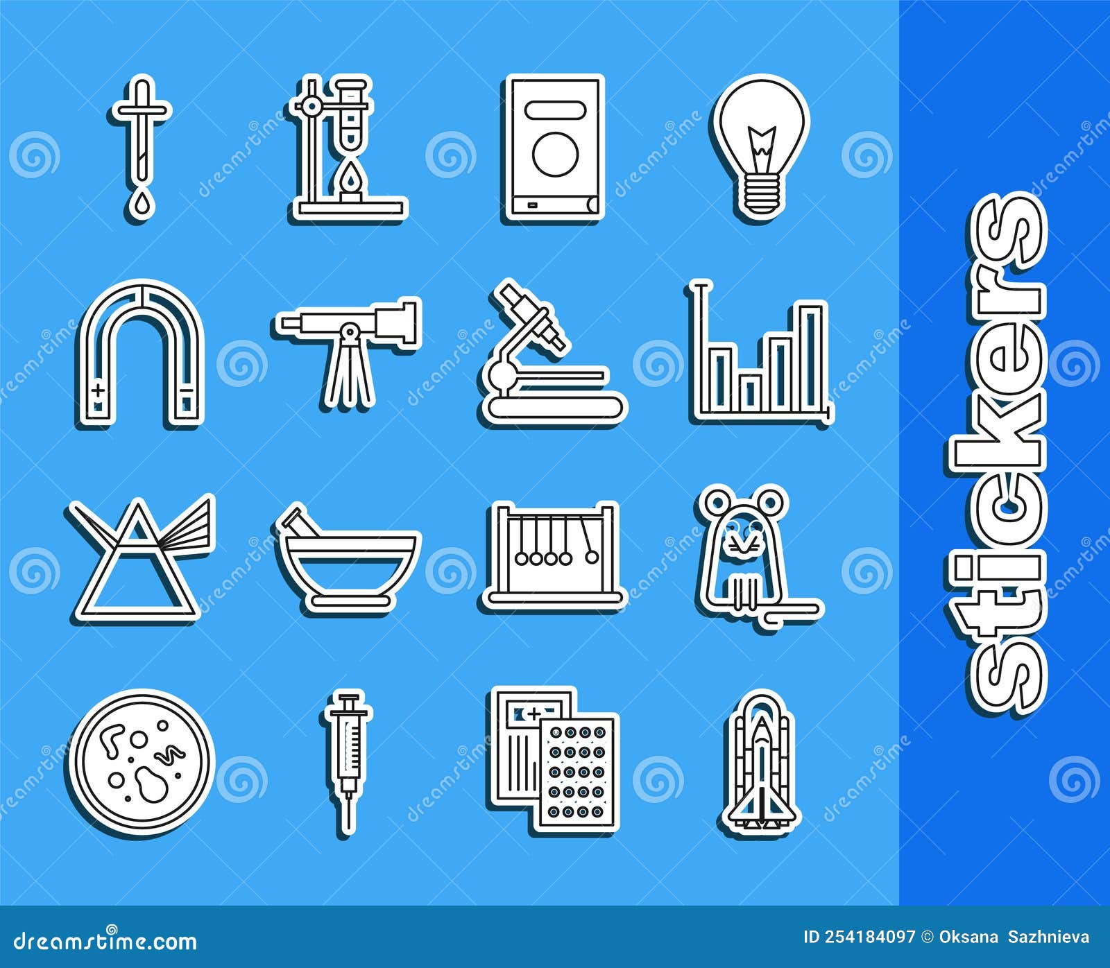 Set Line Space Shuttle and Rockets, Rat, Pie Chart Infographic, Book ...