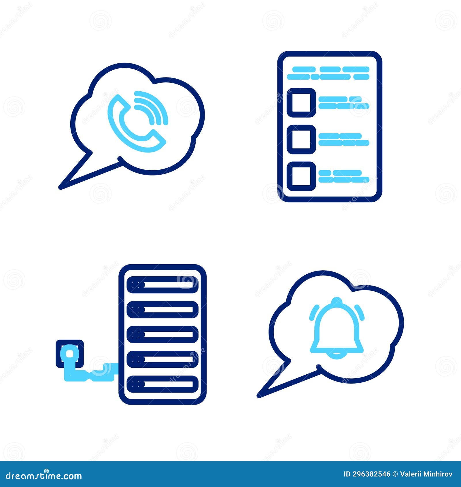 Set Line Speech Bubble Chat Notification, Server, Create Account Screen ...