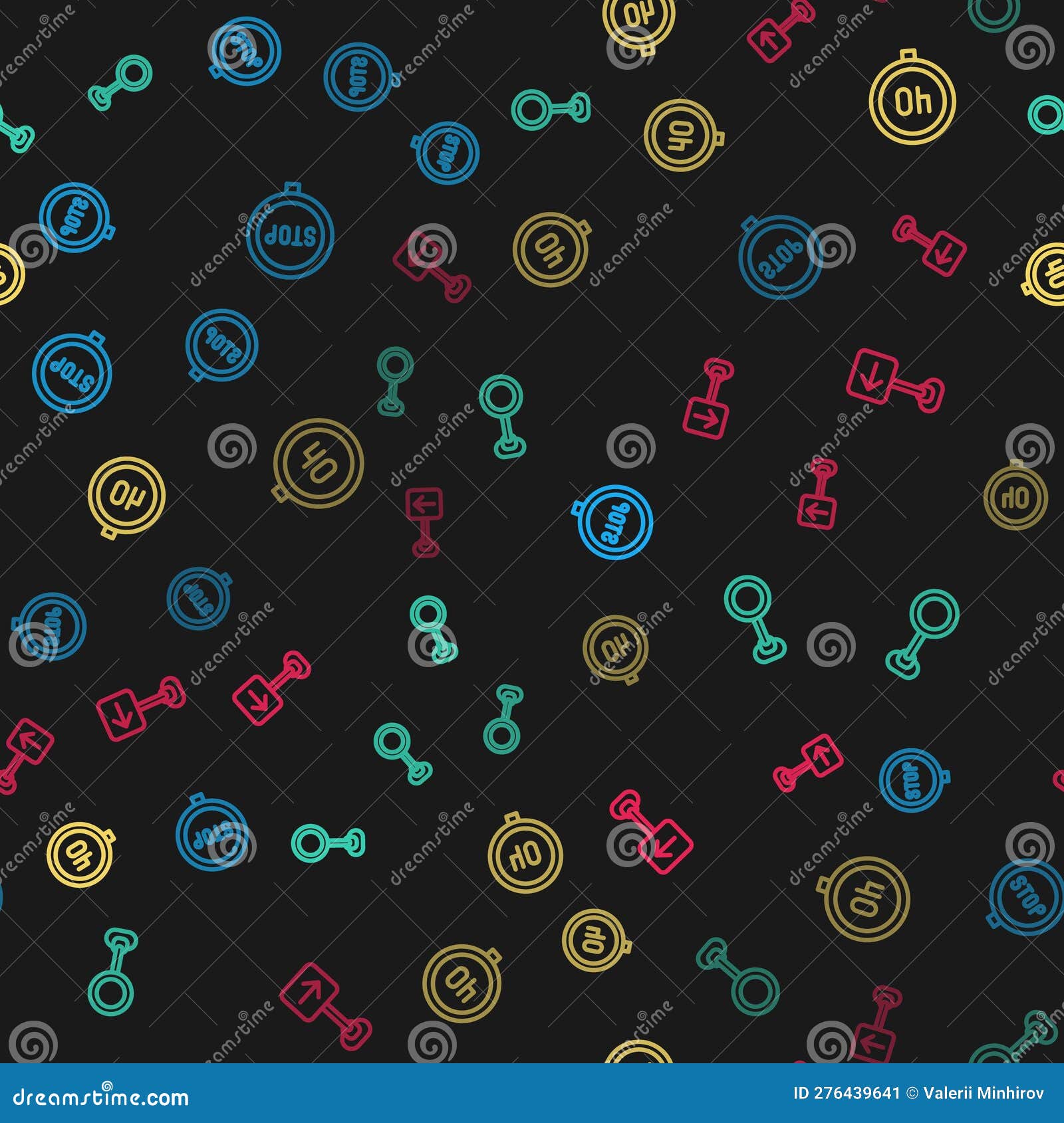 Set Line Stop Sign, Road Traffic, Speed Limit and Traffic Turn Right on ...