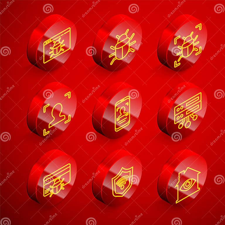 Set Line System Bug, Face Recognition, Mobile and Face, Server, Data, Web Hosting, Credit Card ...