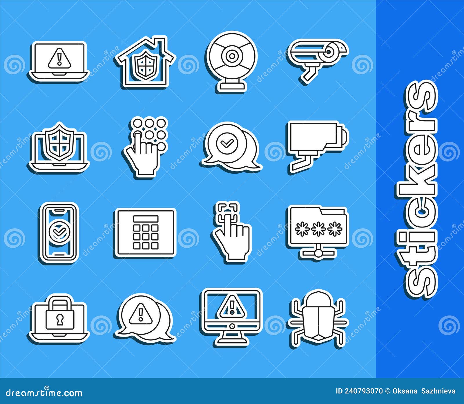 Set Line System Bug, Folder with Password, Security Camera, Password ... Set Line System Bug, Folder with Password, Security Camera, Password ...
