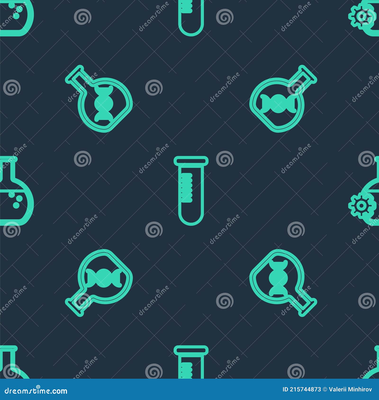 Set Line Test Tube or Flask, DNA Research, Search and Bioengineering on ... Set Line Test Tube or Flask, DNA Research, Search and Bioengineering on ...