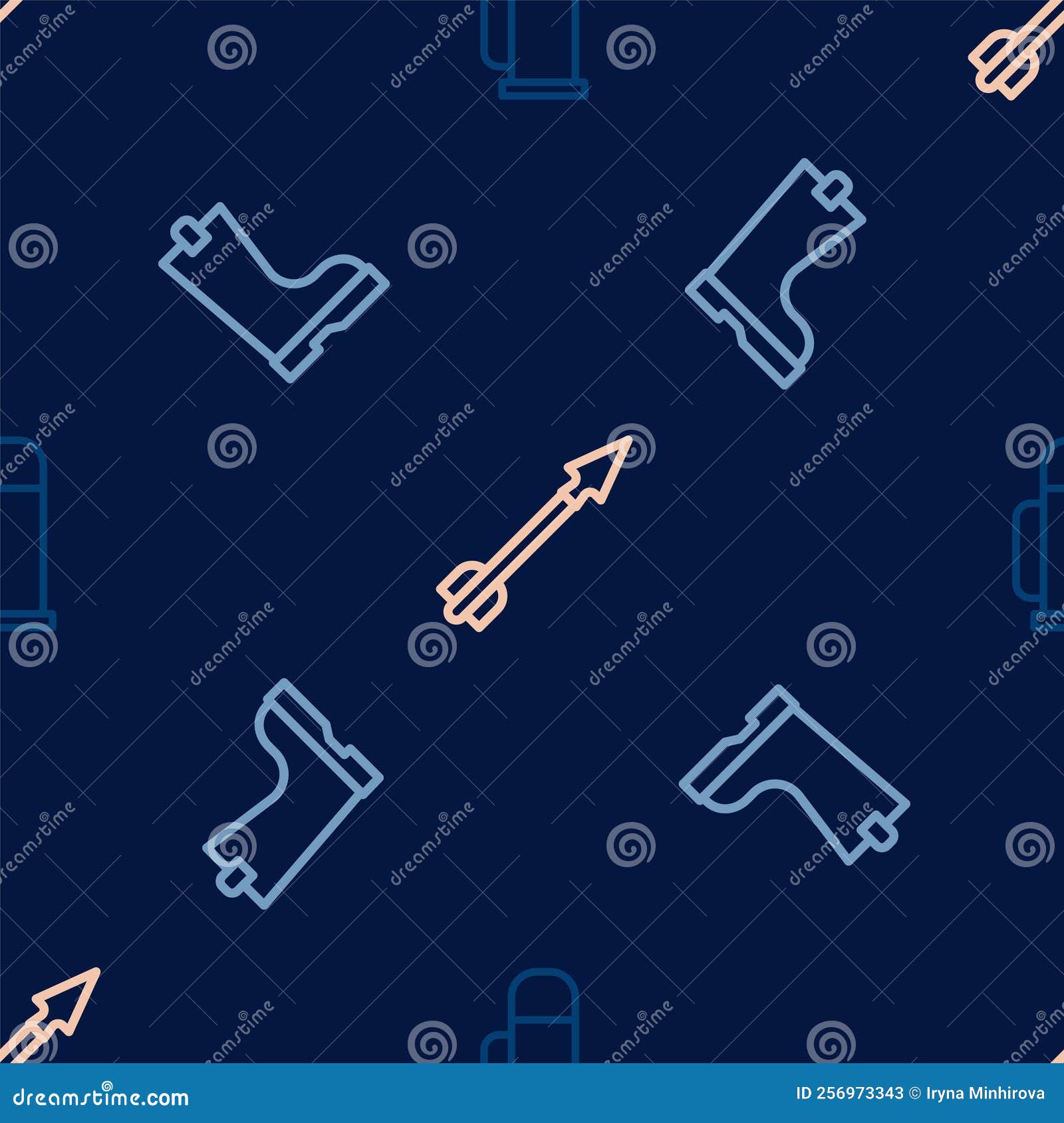 Set Line Thermos Container, Waterproof Rubber Boot and Medieval Arrow ...