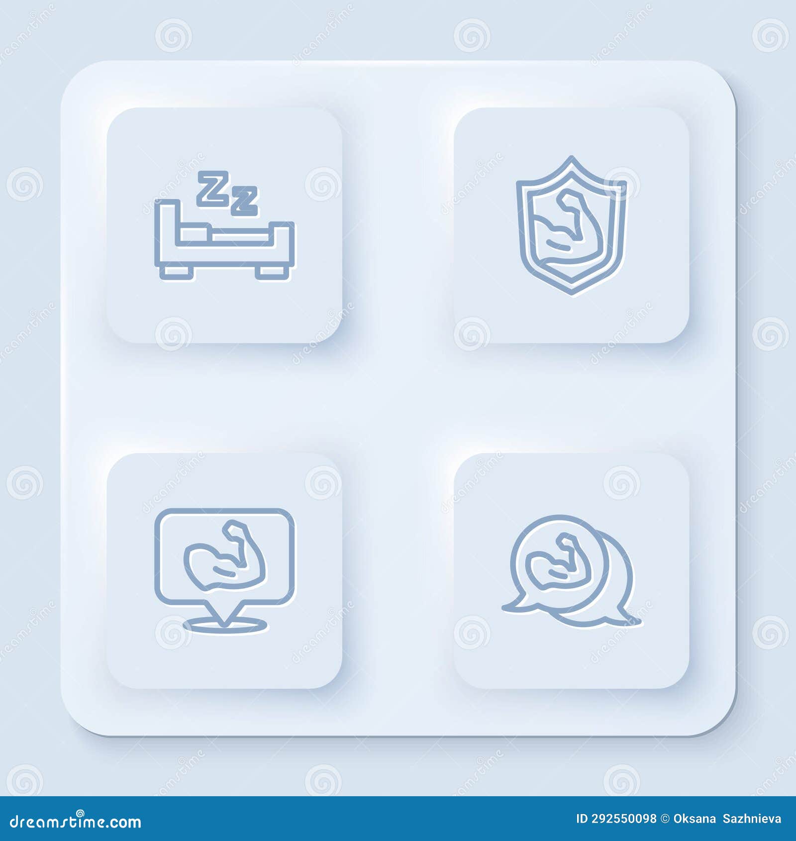 Set Line Time To Sleep, Bodybuilder Muscle, and . White Square Button ...