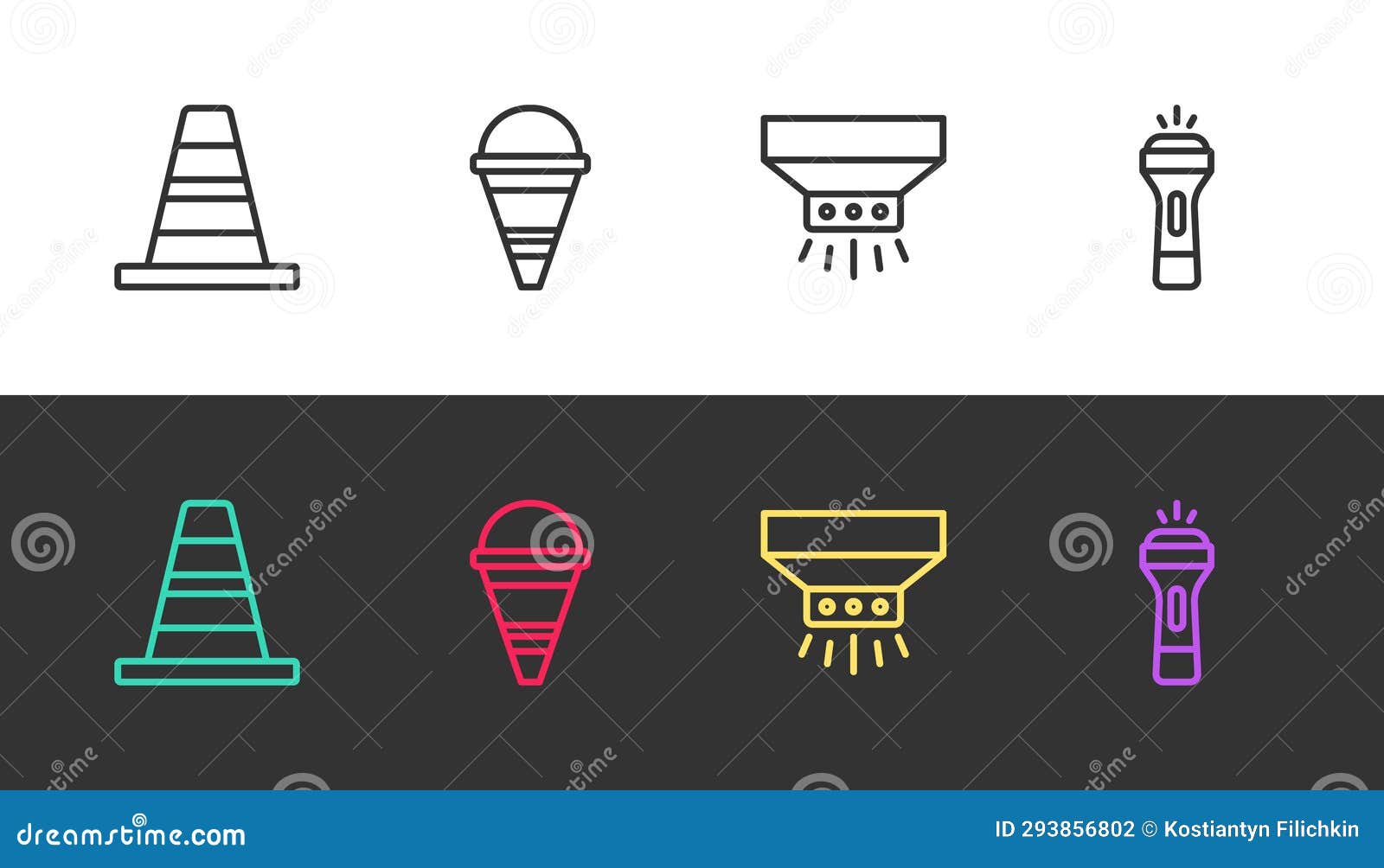 Red Cone Fire Bucket For Fire Fighting Isolated On White Background ...