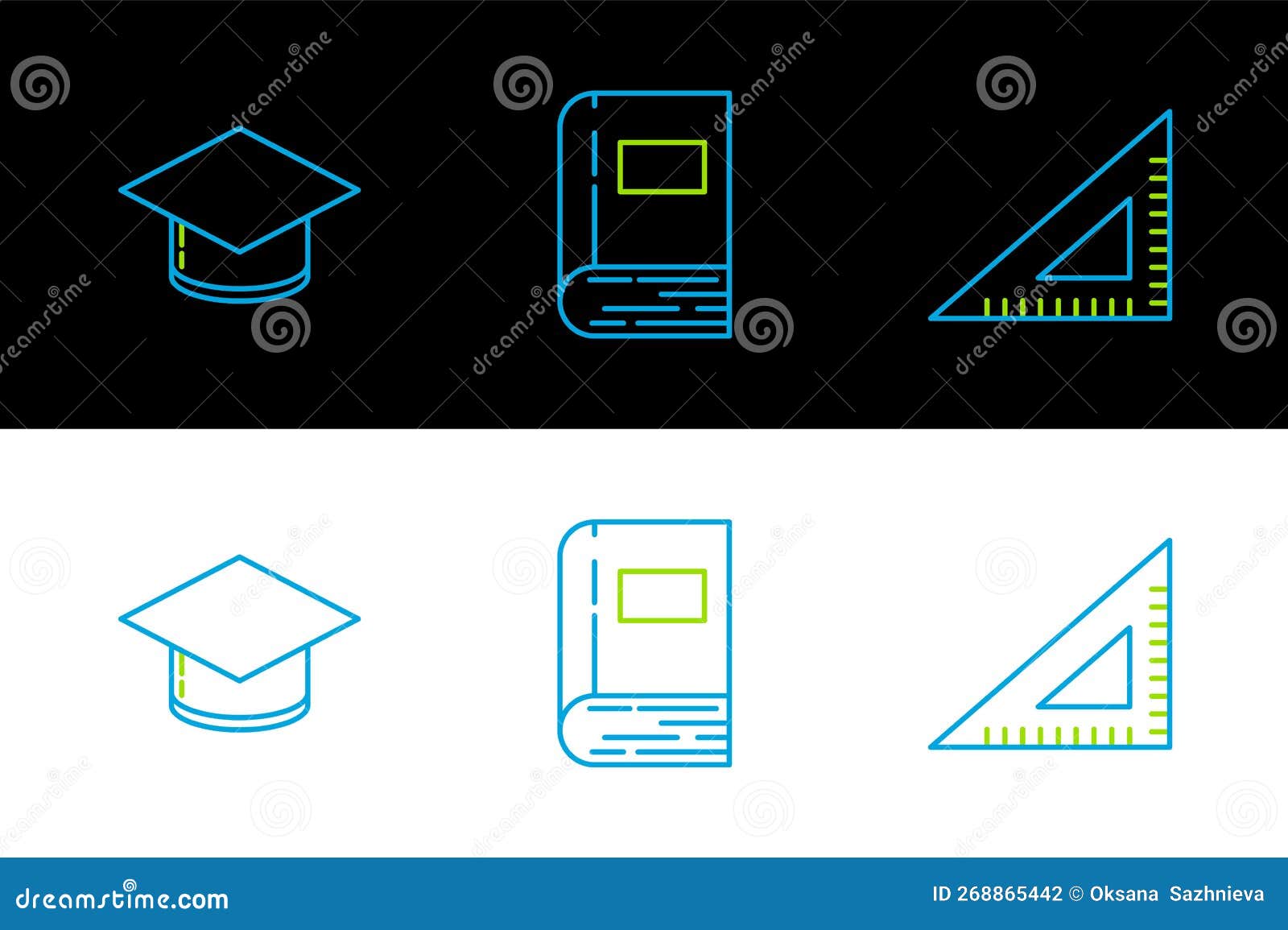 Ruler Graduation Illustration Cartoon Vector | CartoonDealer.com #123668383