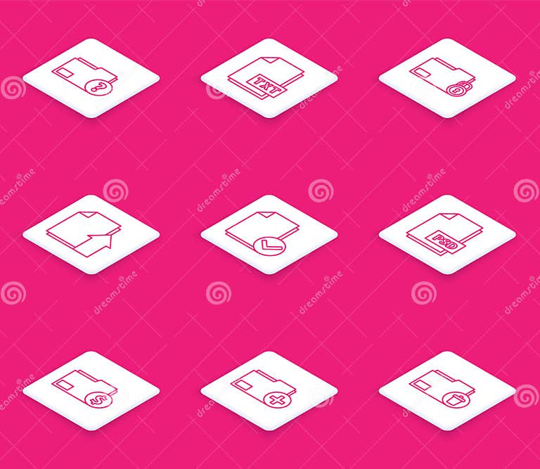 Set Line Unknown Document Folder, TXT File, Folder and Lock, Upload ... Set Line Unknown Document Folder, TXT File, Folder and Lock, Upload ...