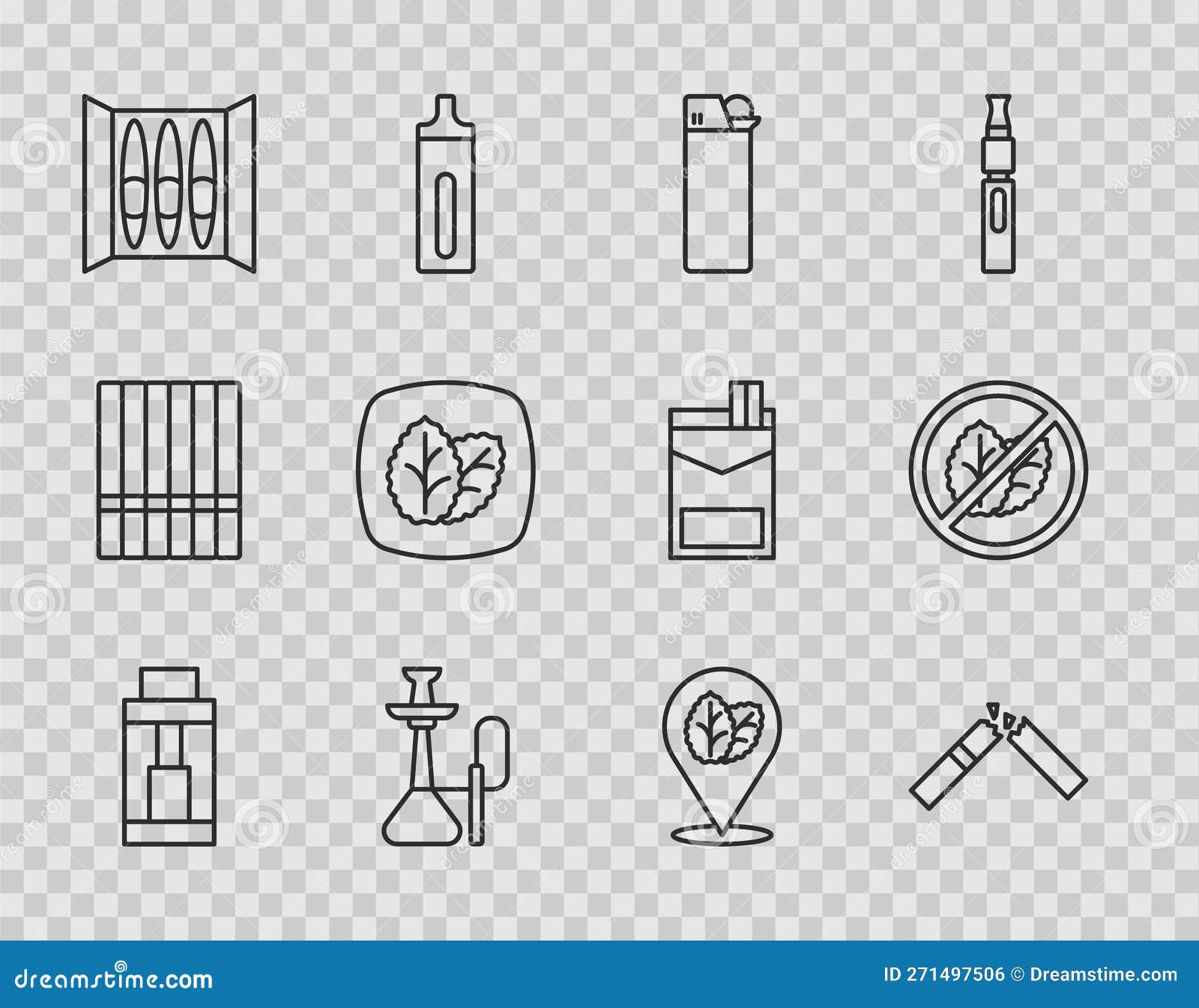 Set Line Vape Mod Device Break Cigarrillo Lighter Hookah Cigar Hoja De ...