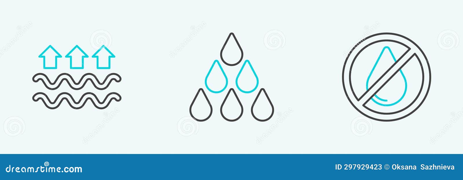 Evaporation Icon, Heat Release, Aroma Diffusion Logo, Evaporation Wet ...