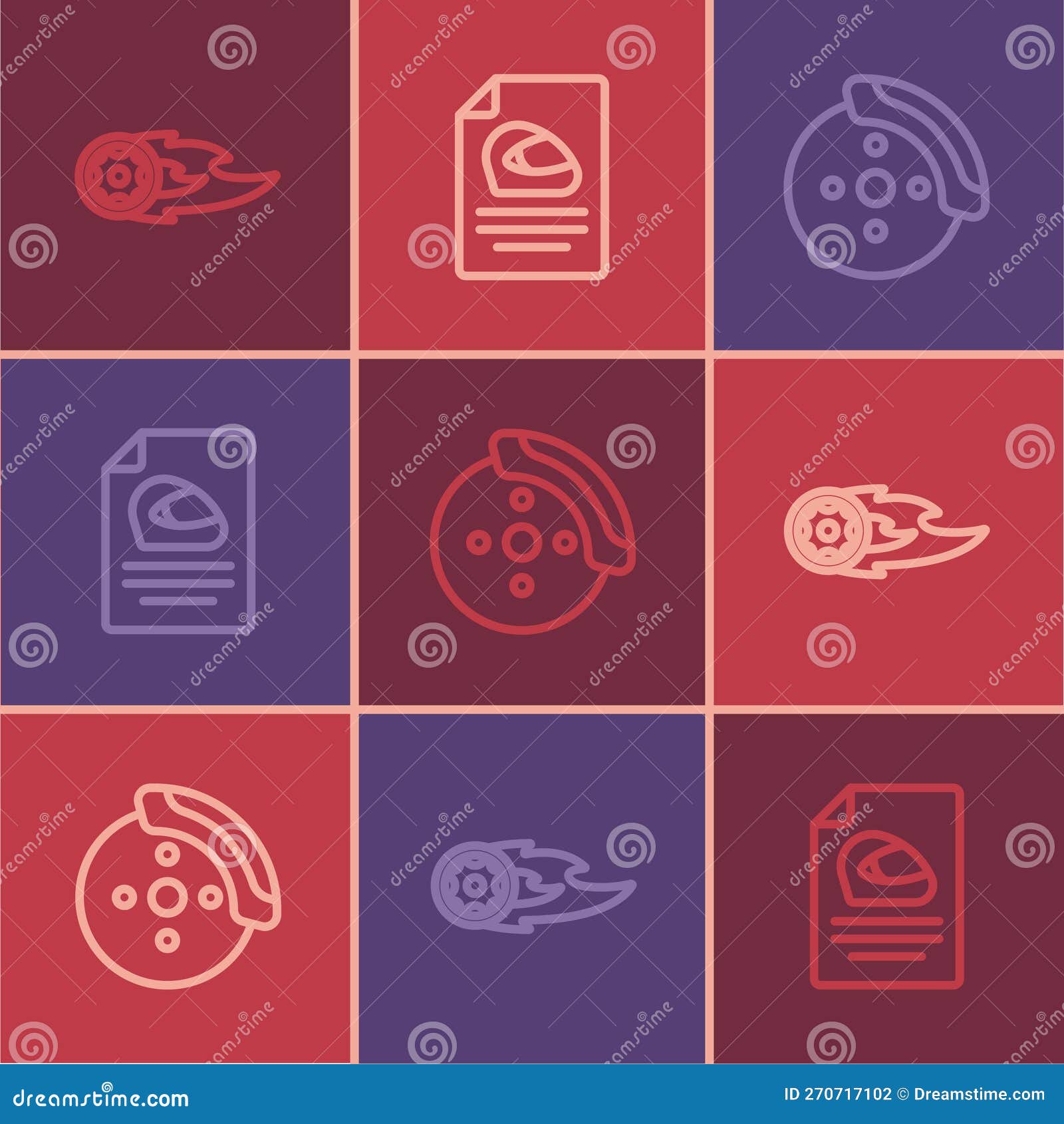 Set Line Wheel in Fire Flame, Car Brake Disk with Caliper and Racing ...