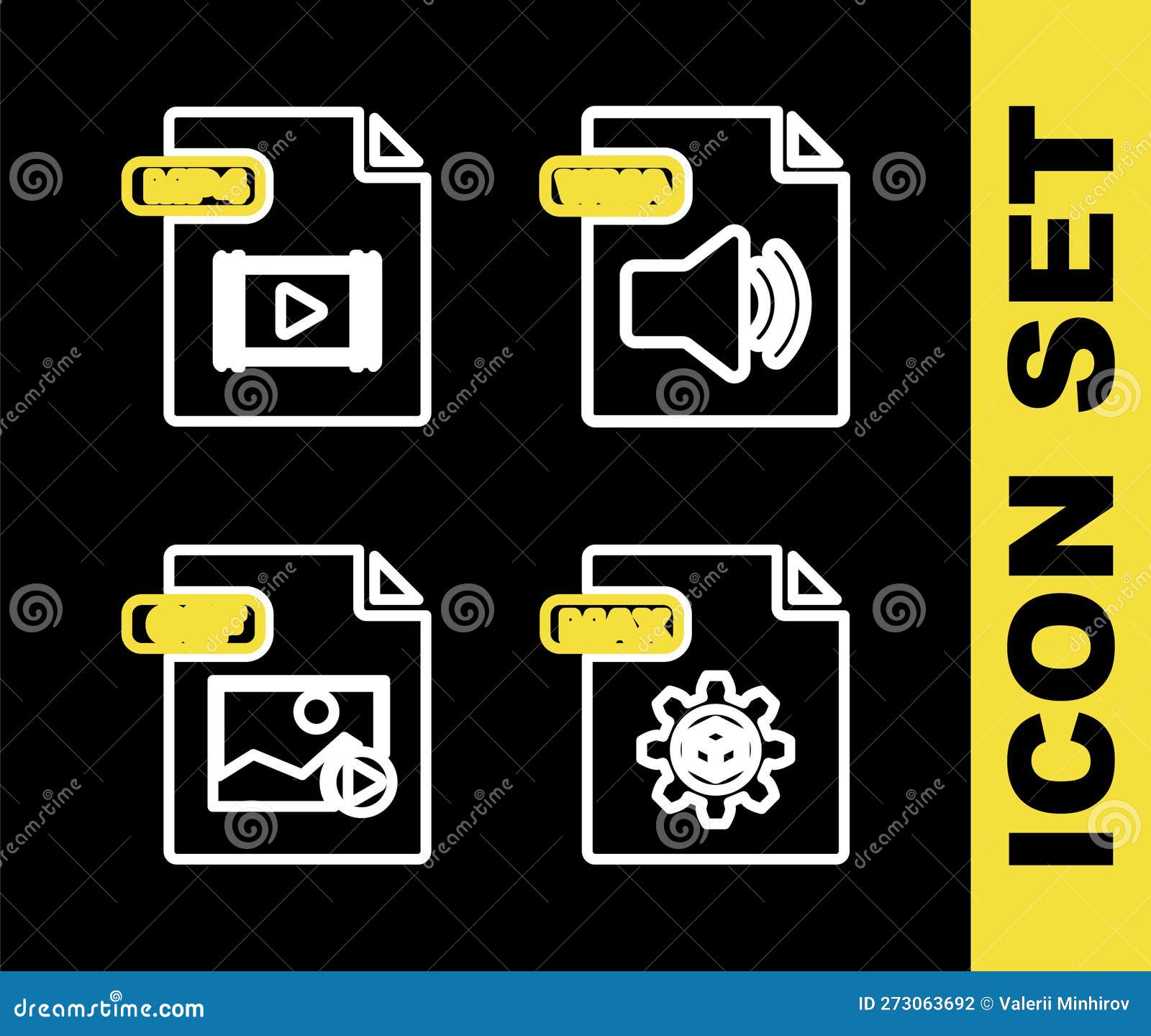 Set Line WMA File Document, MAX, GIF and MP4 Icon. Vector Stock Vector ... Set Line WMA File Document, MAX, GIF and MP4 Icon. Vector Stock Vector ...