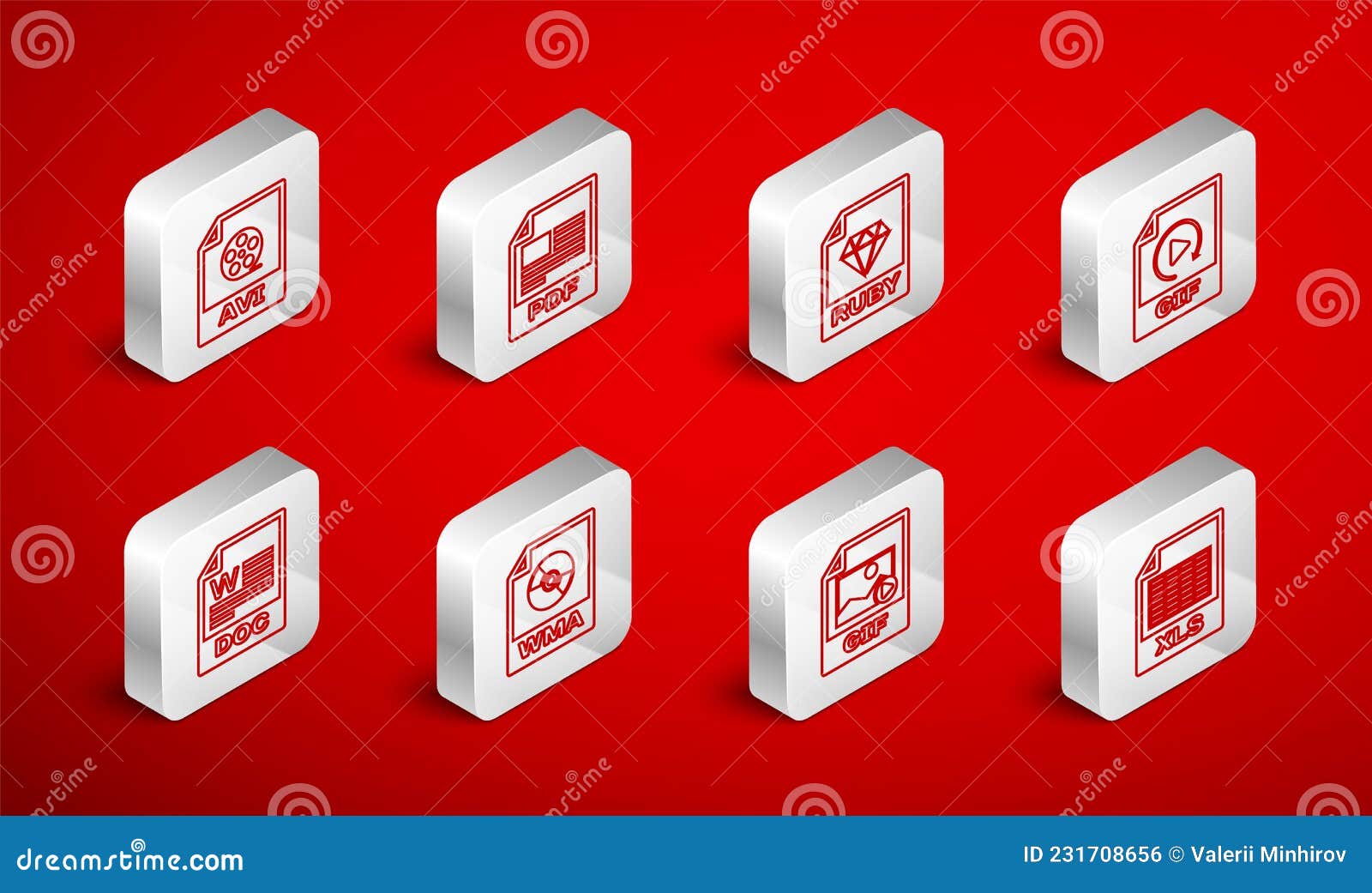 Set Line XLS File Document, PDF, RUBY, GIF, AVI, WMA and DOC Icon ... Set Line XLS File Document, PDF, RUBY, GIF, AVI, WMA and DOC Icon ...