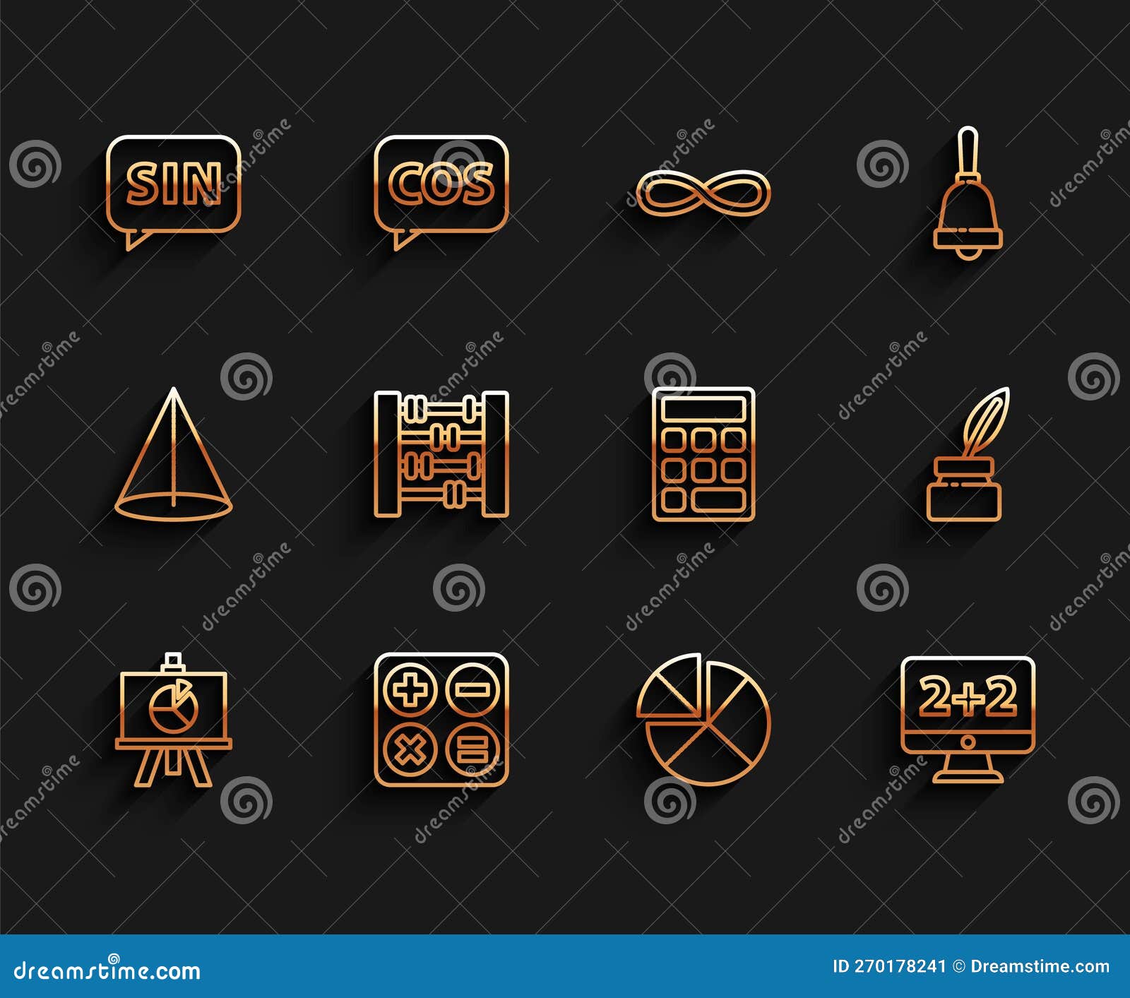 Set Line XYZ Coordinate System, Square Root, Human Brain, Abacus, Graph ... Set Line XYZ Coordinate System, Square Root, Human Brain, Abacus, Graph ...