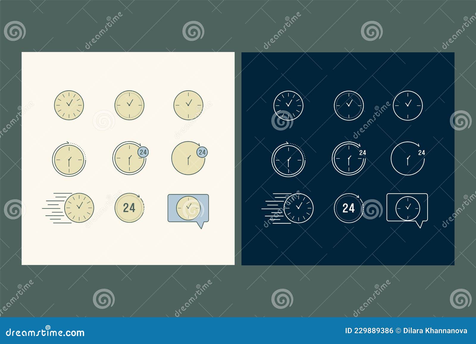 Linear Time Zones Icon From Airport Terminal Outline Collection. Thin ...