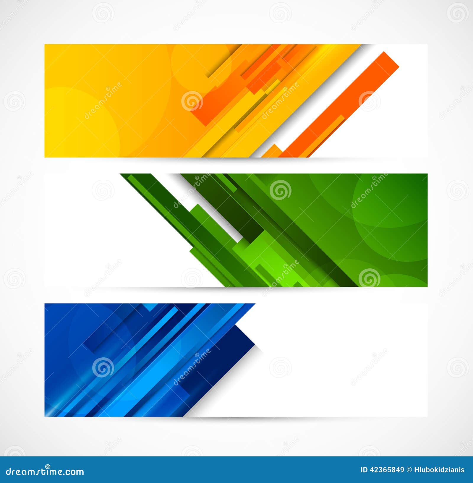 Set of lined banners stock vector. Illustration of abstract - 42365849