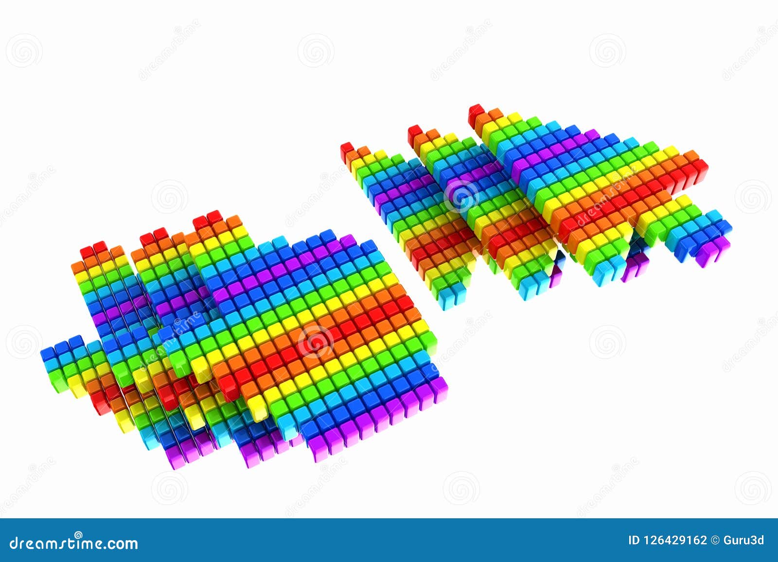 Set of Link Selection Computer Mouse Cursor Stock Illustration ...
