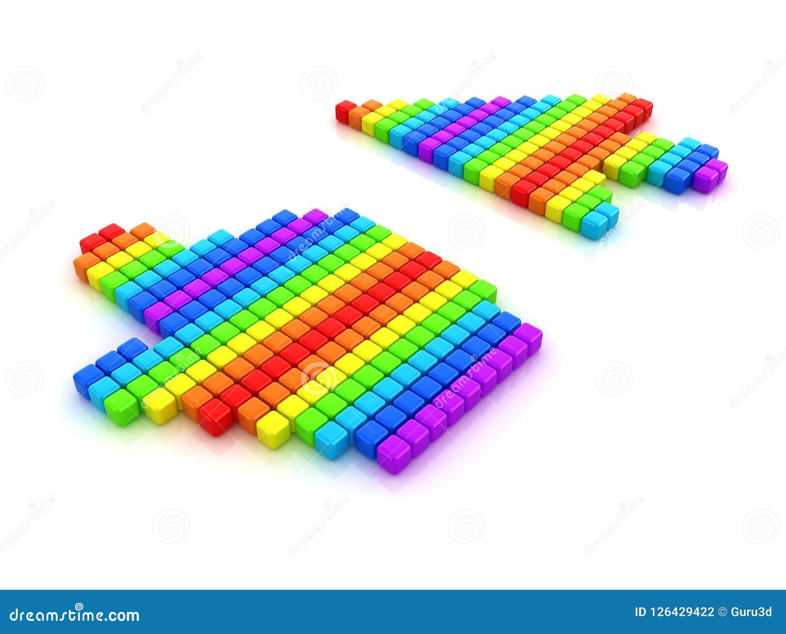 Set of Link Selection Computer Mouse Cursor Stock Illustration ...
