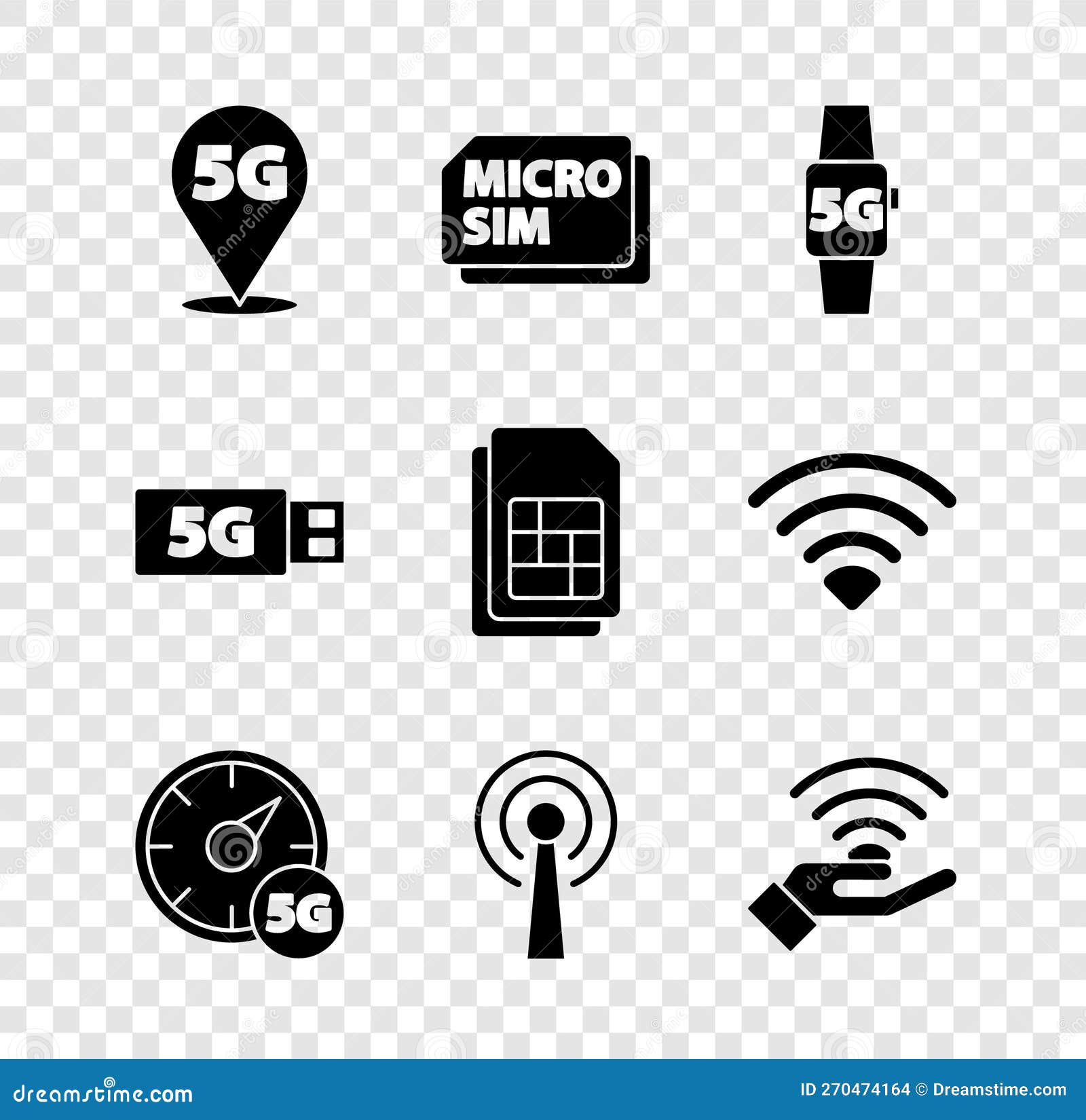 Set Location 5G Network, Micro Sim Card, Smart Watch, Digital Speed ...