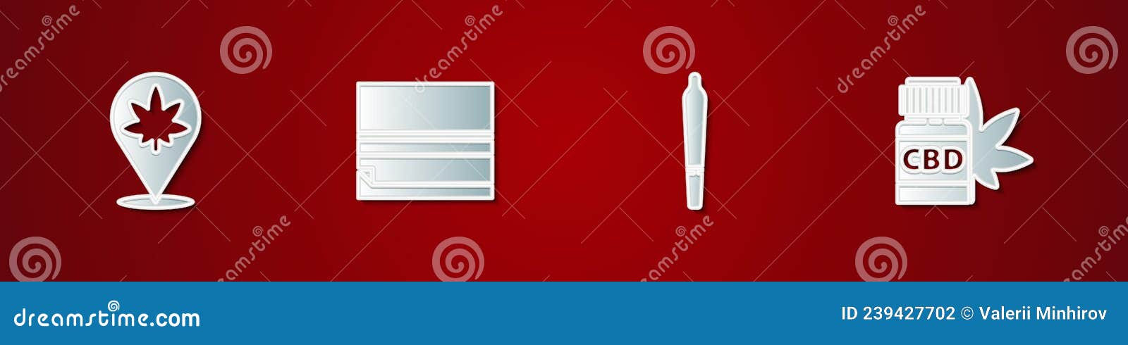 Set Location and Marijuana, Rolling Paper, Marijuana Joint and Medical ...