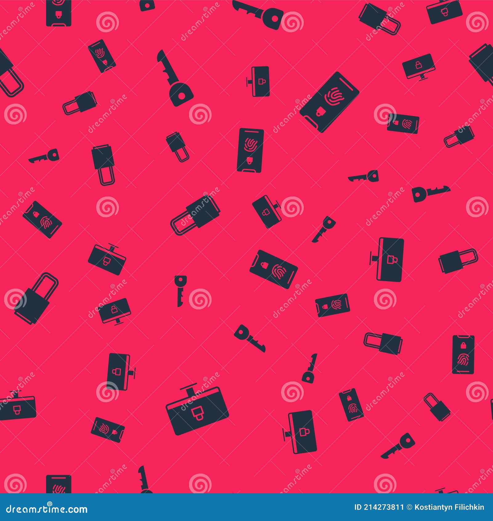 Set Lock on Computer Monitor, Key, and Mobile with Fingerprint Scan on ...