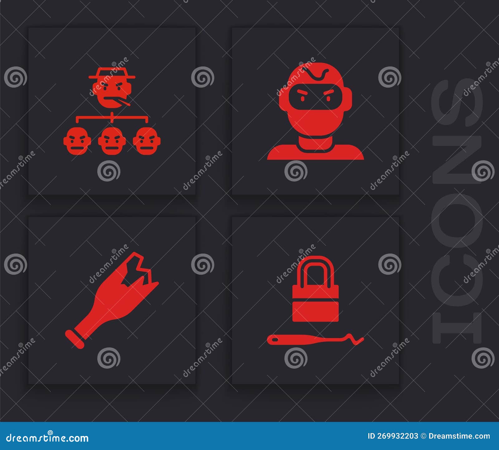 Set Lock Picks for Lock Picking, Mafia, Thief Mask and Broken Bottle ...