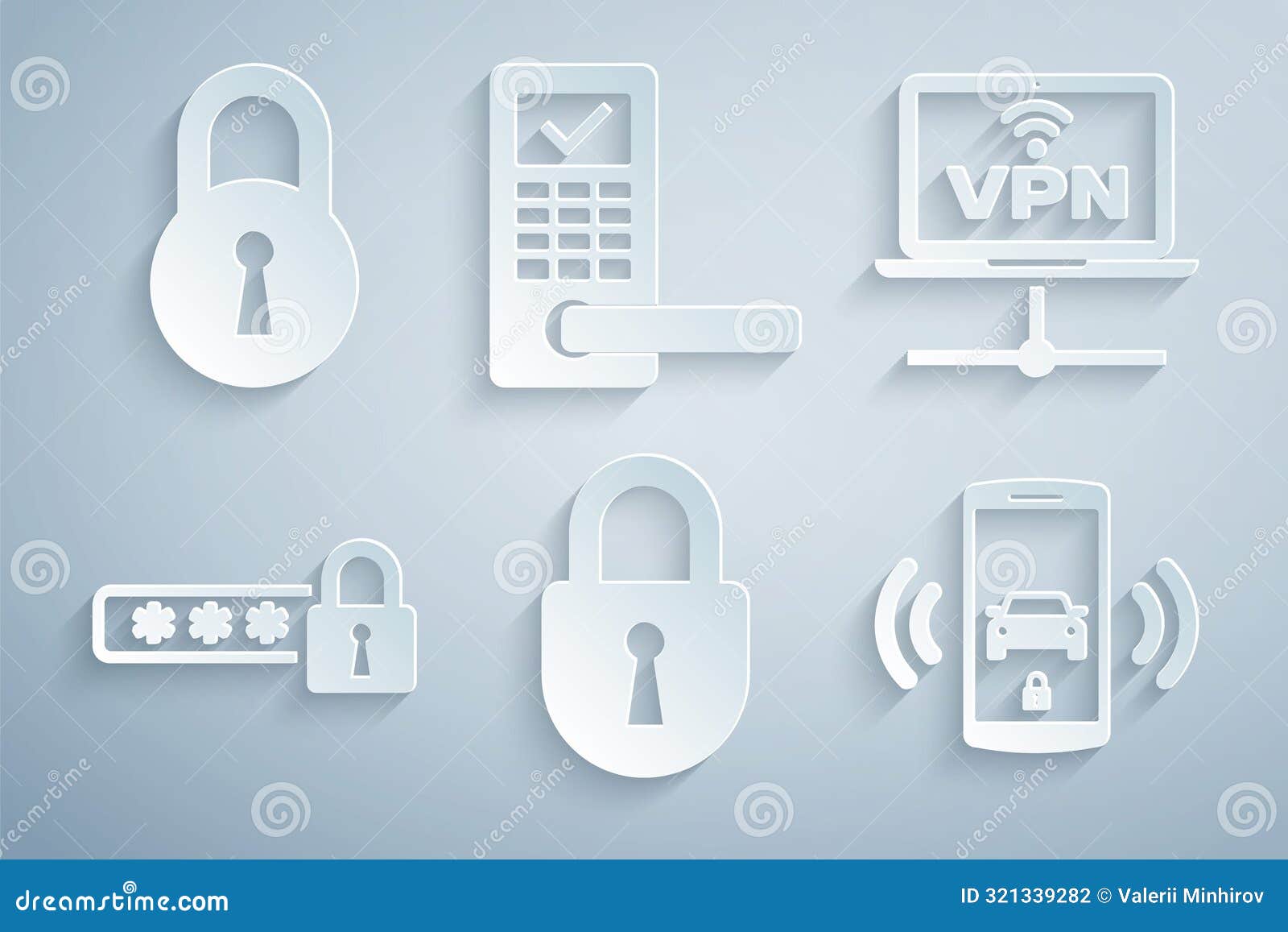 Set Lock, VPN Computer Network, Password Protection, Smart Car Alarm ...