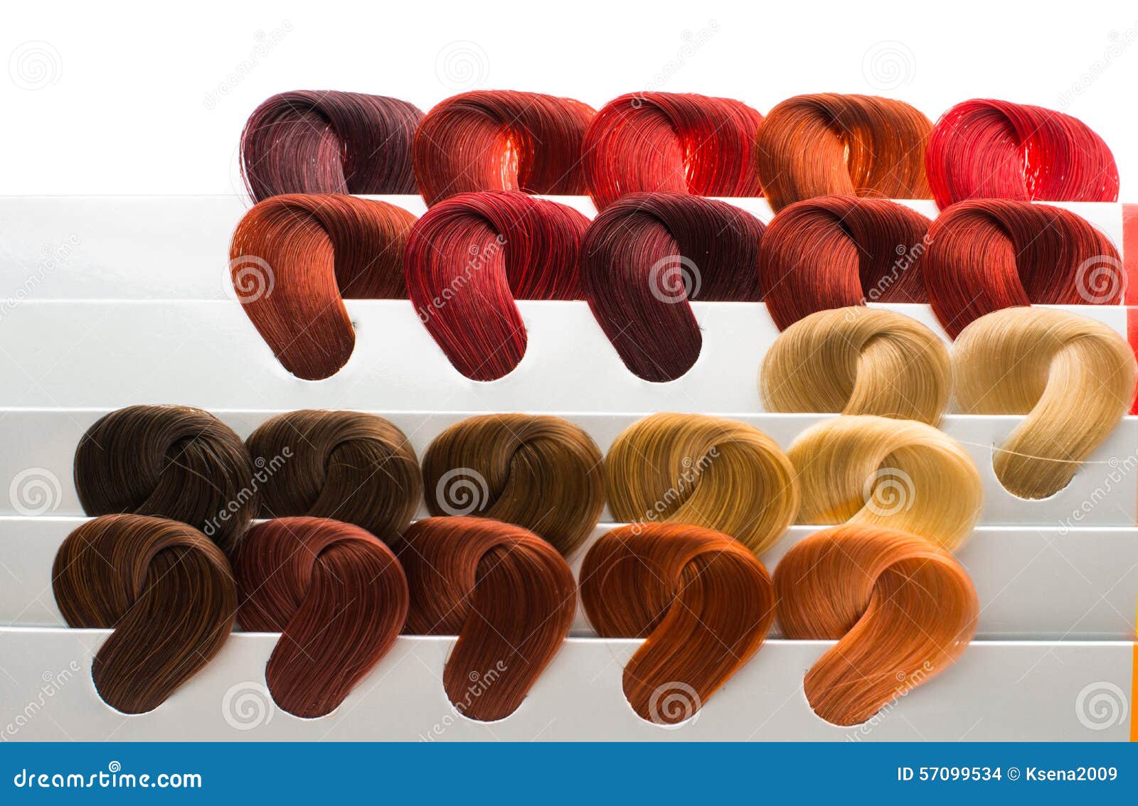 Set of locks of hair stock photo. Image of coloring, fashion - 57099534