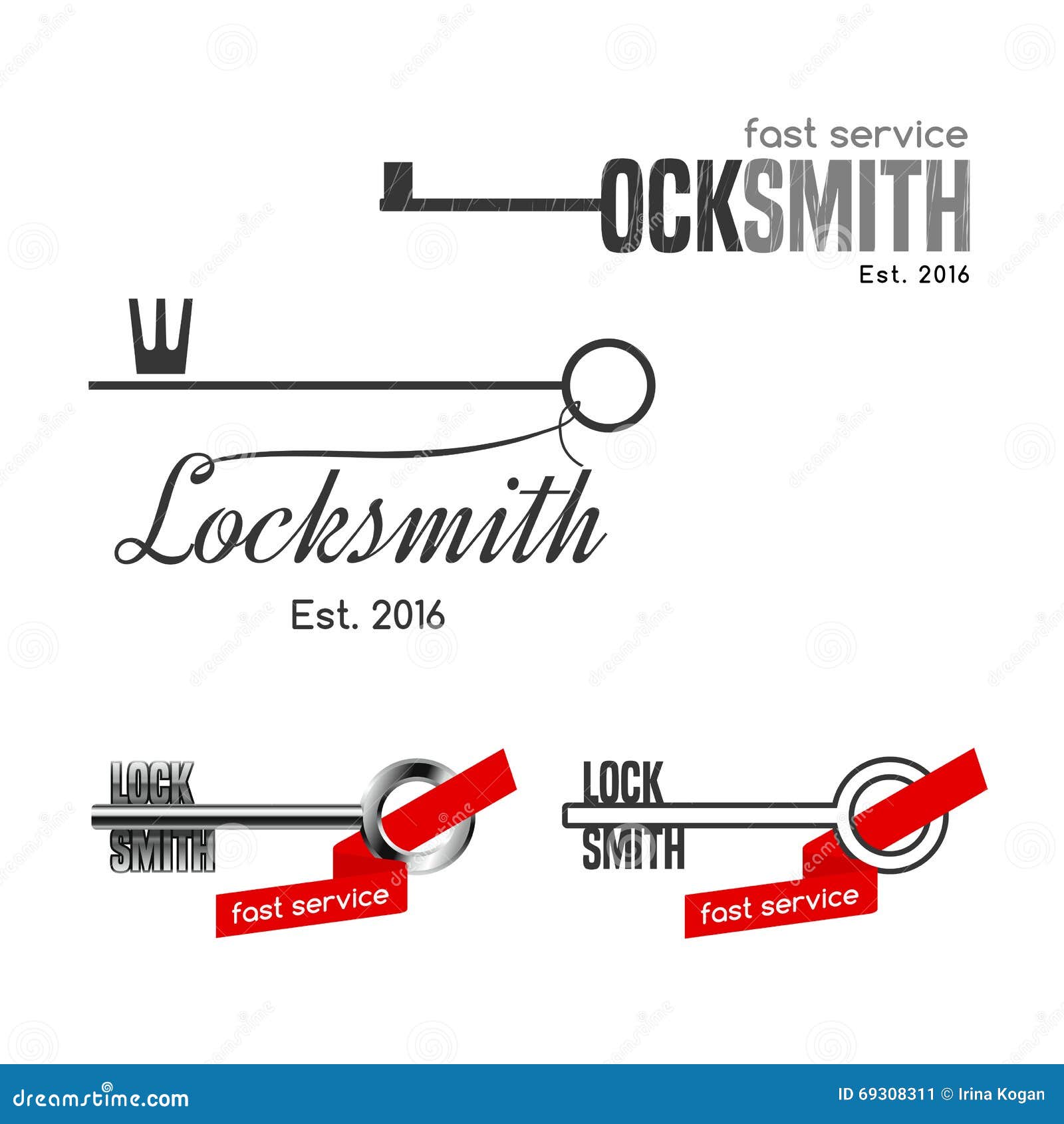 Locksmith Logo Vector